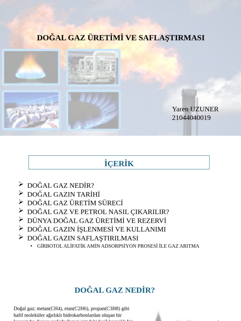 Doğal Gaz | PDF
