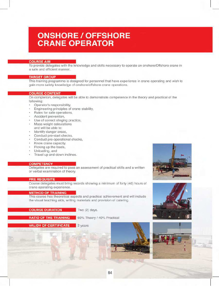 Onsh Off Crane O | PDF