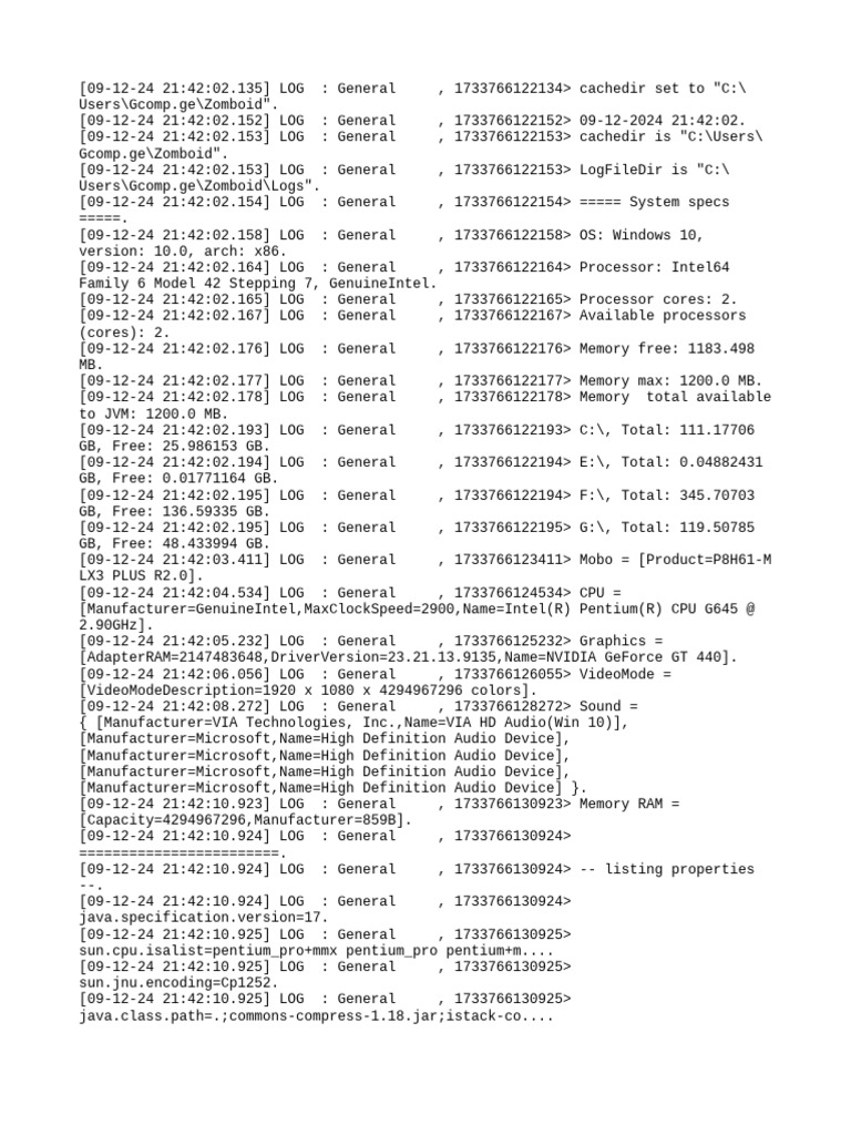 09 12 24 - 21 42 02 - DebugLog | PDF | Graphics Processing Unit | Software