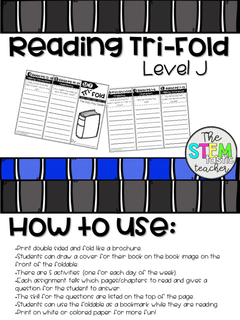 Tri-Fold Reading Activities for Kids | PDF
