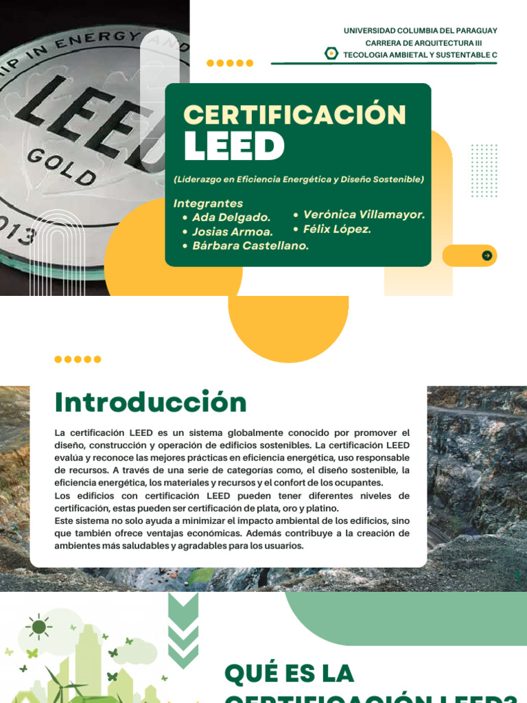 Certificación Leed - Presentación TASC_compressed | PDF | Uso eficiente de energía | Sustentabilidad