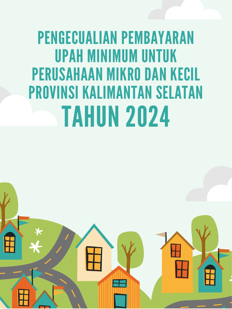 Pengecualian Upah Minimum KUMKM Kalsel 2024 | PDF