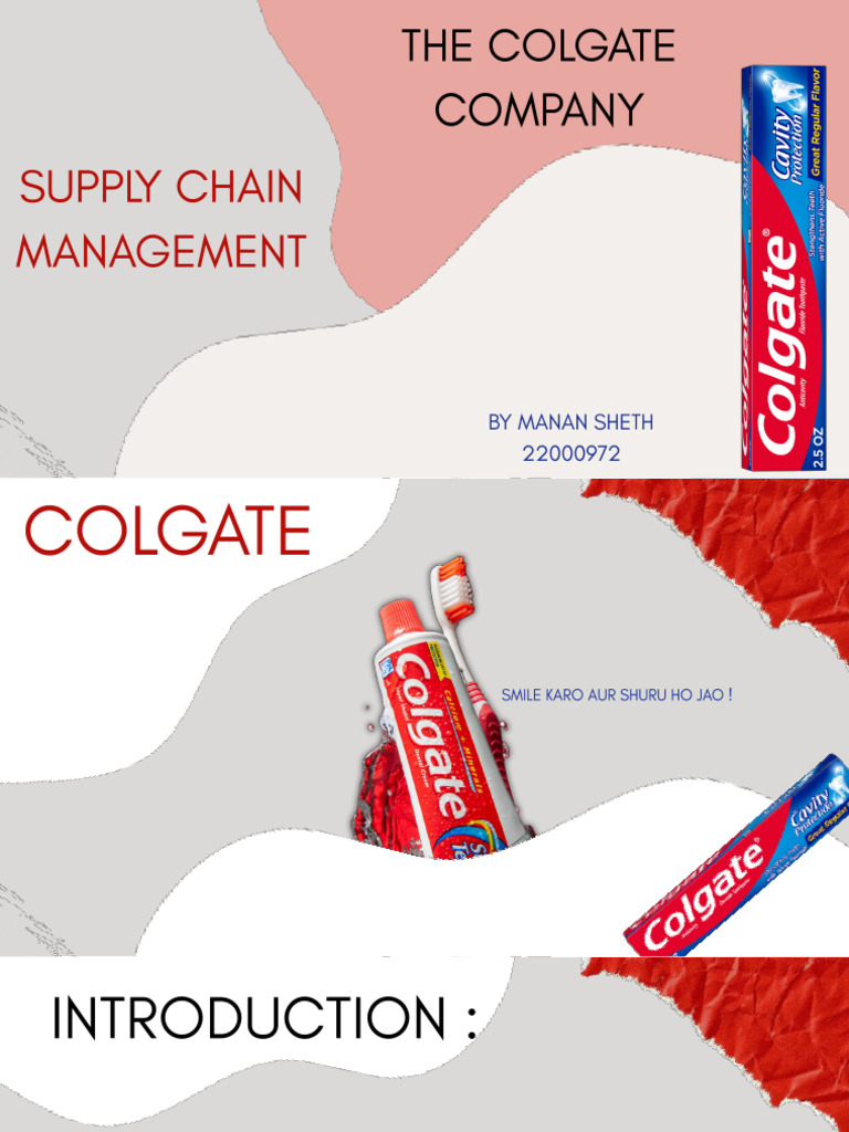 Colgate Toothpaste Manufacturing Process | PDF
