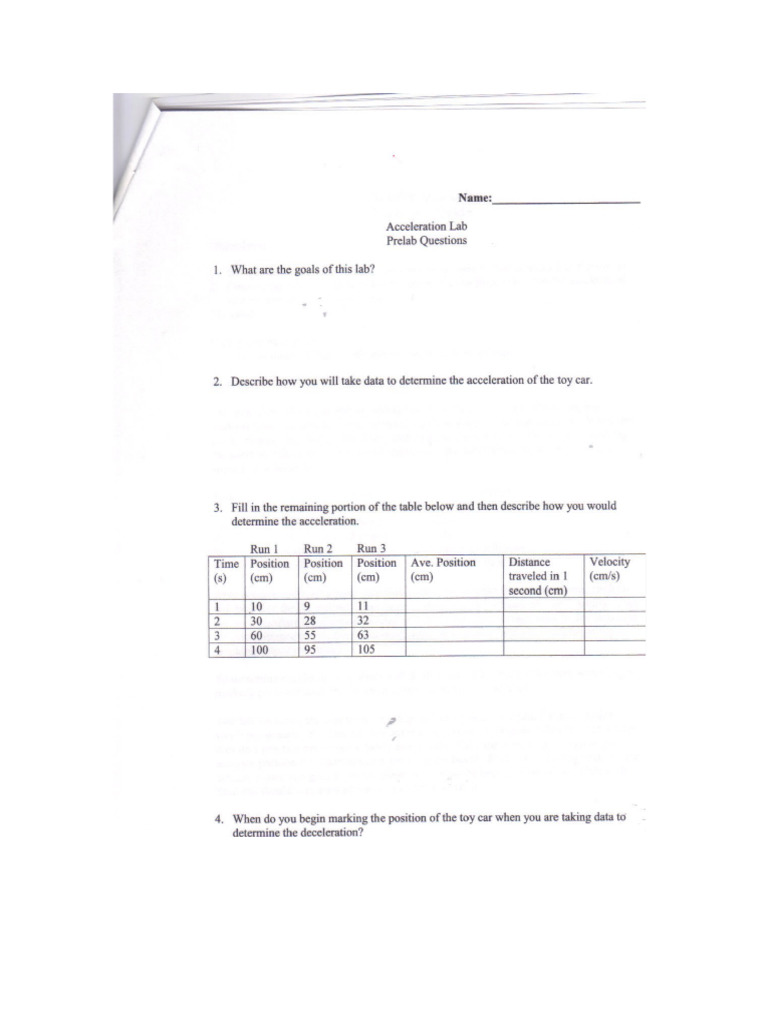 Acceleration Lab | PDF