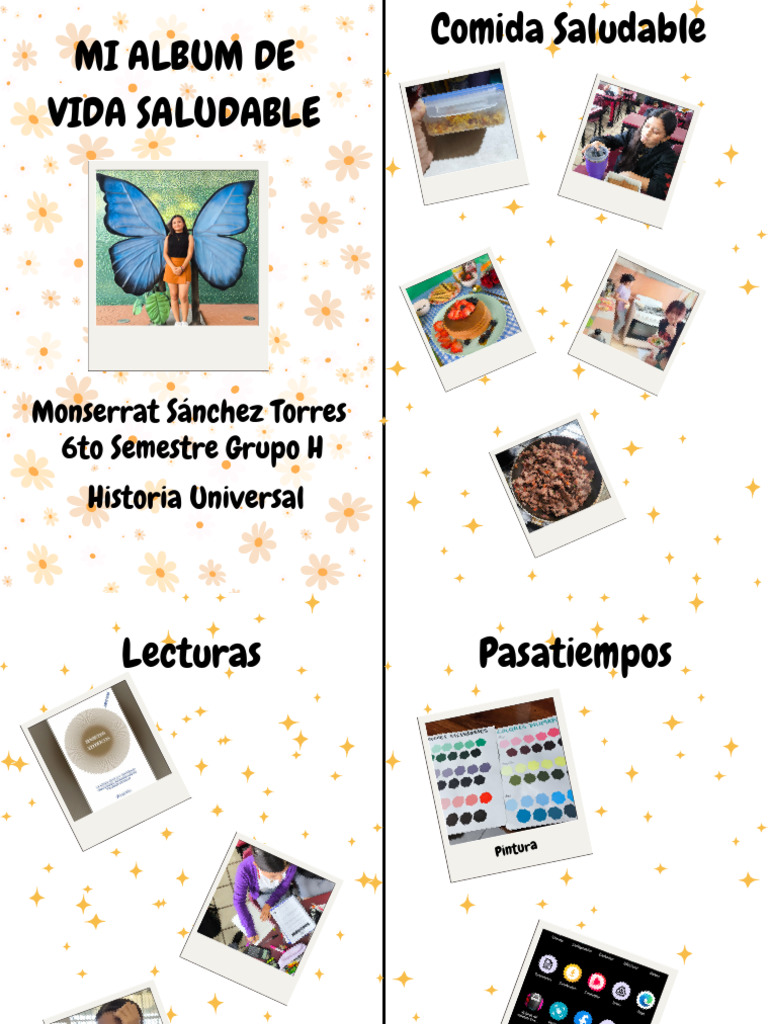Álbum de Vida Saludable y Hábitos | PDF