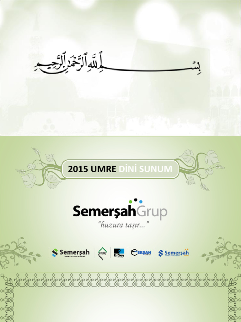2015 Umre Dini Sunum | PDF