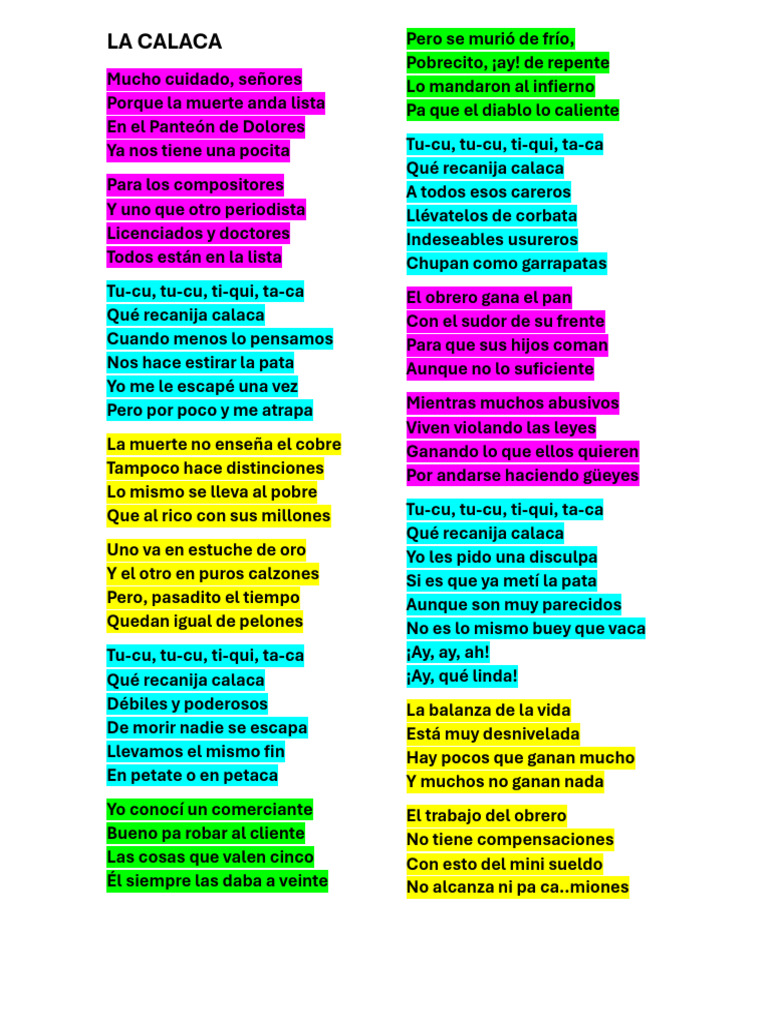 La Calaca Reflexiones Sobre La Muerte Pdf