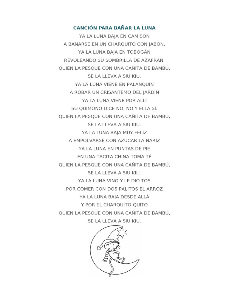 Letras de Canciones de María Elena Walsh | PDF