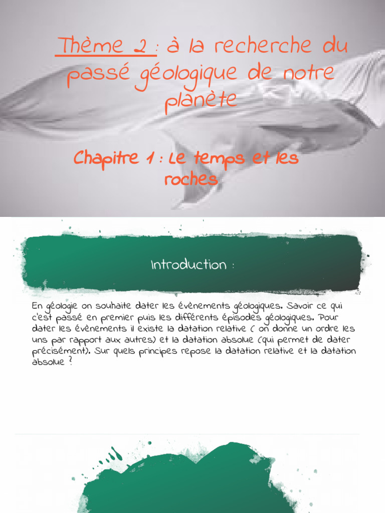 Datation géologique : méthodes et principes | PDF | Géologie | Échelle ...