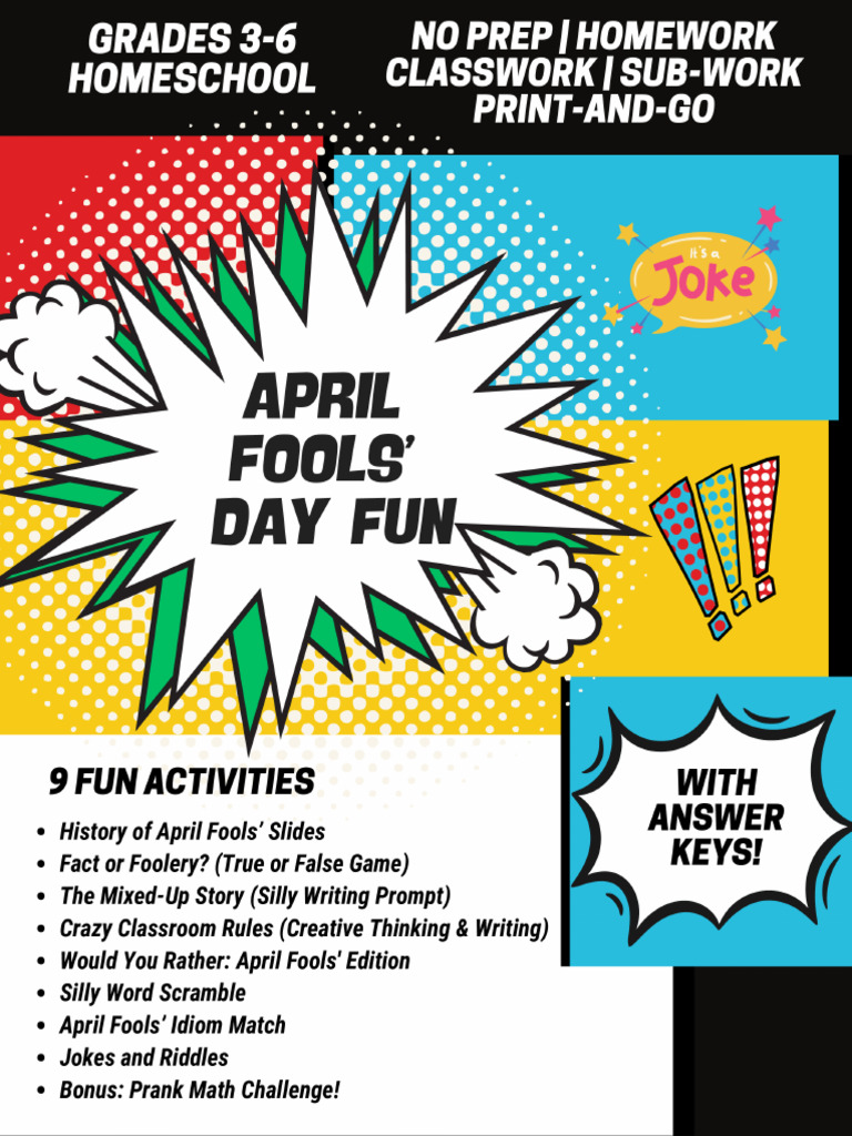 Hilarious History of April Fools' Day | PDF | Humour | Jokes