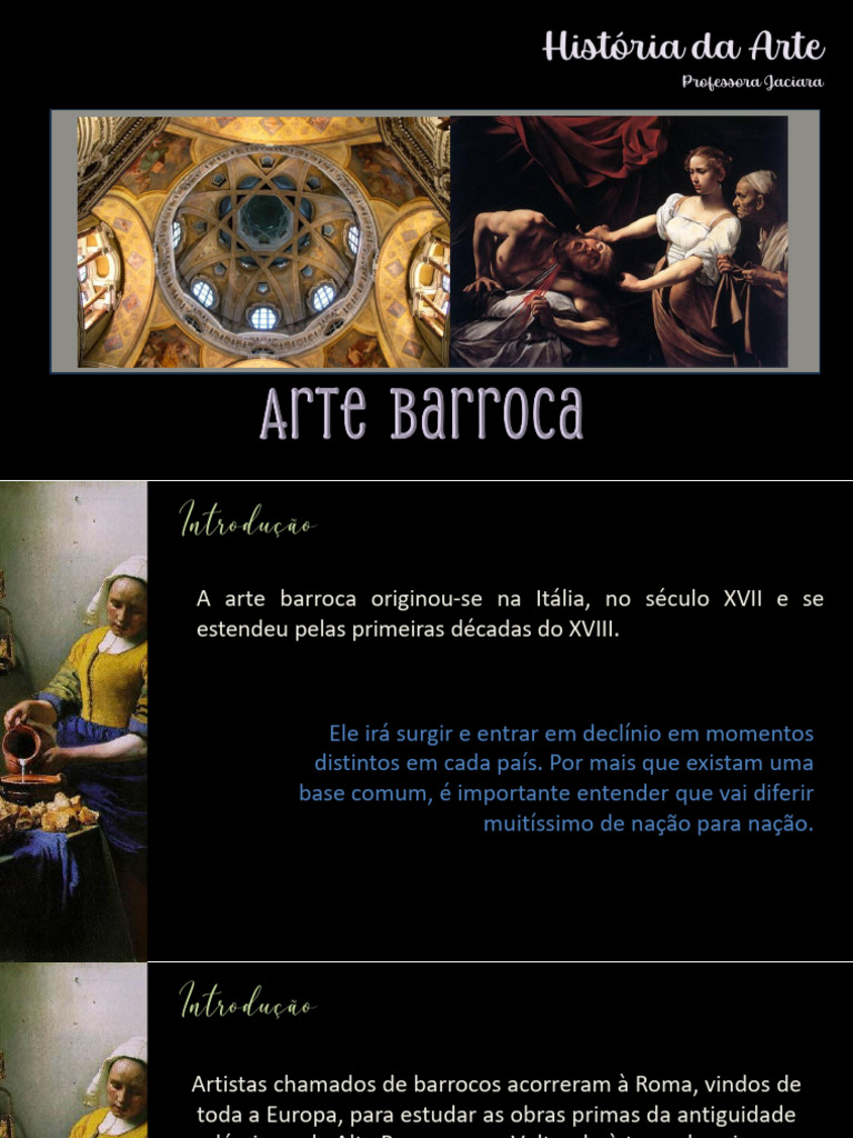 Aula Tema Barroco | PDF | Barroco | Renascimento