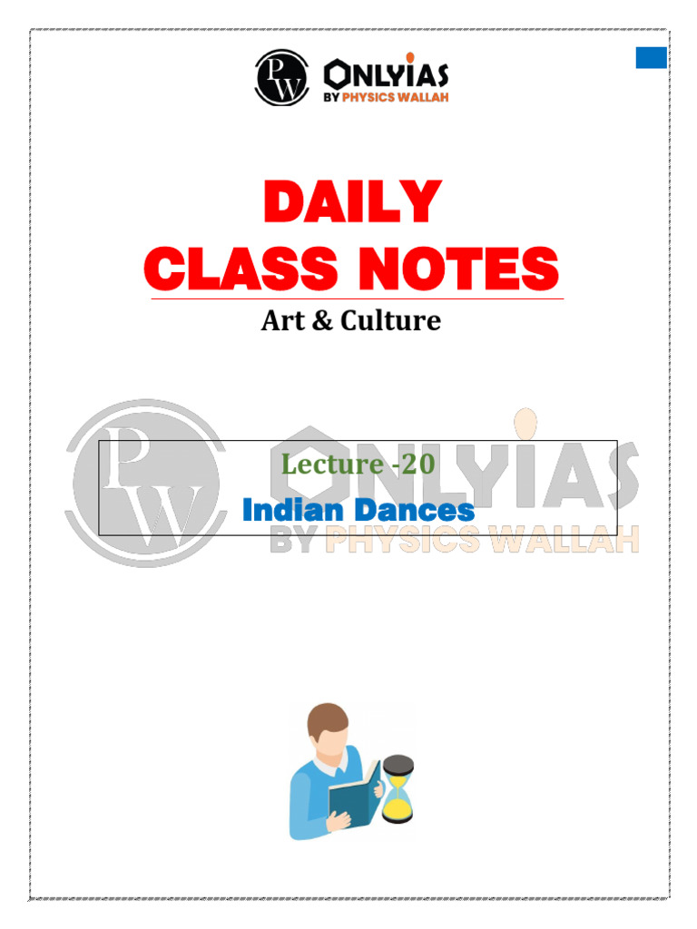 Art & Culture 20 - Daily Class Notes | PDF | Dances