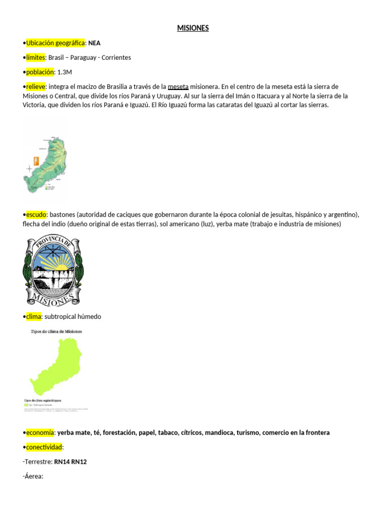 MISIONES | PDF | Paraguay