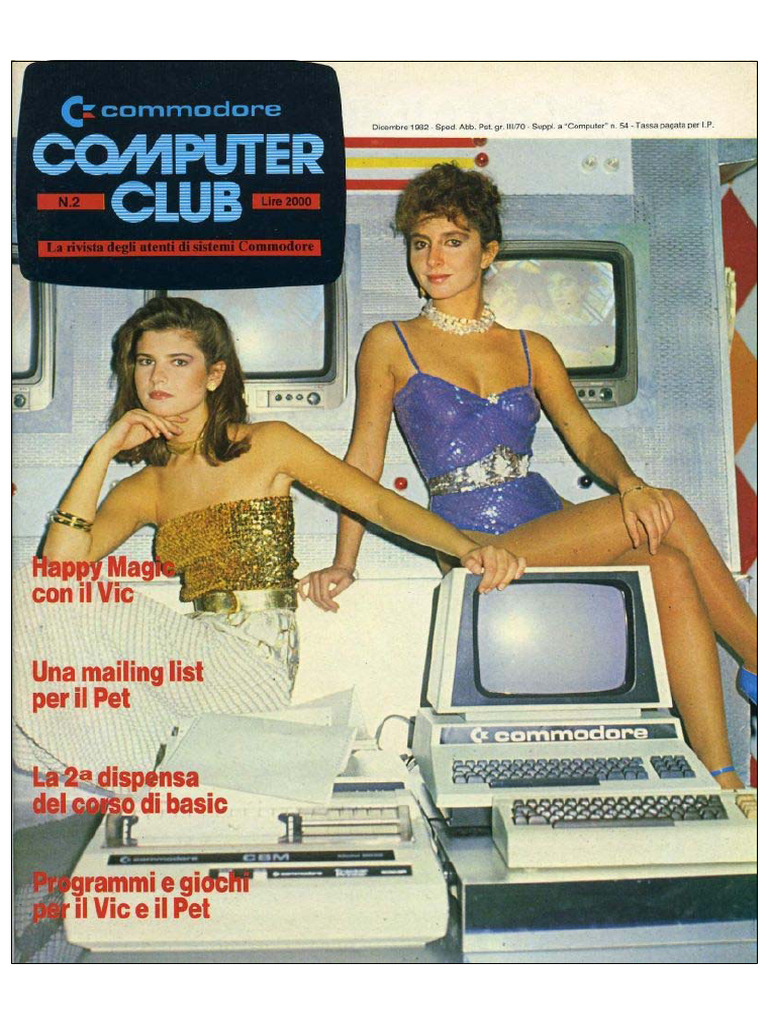 (RETROCOMPUTING - COMMODORE 64 - RIVISTE INFORMATICA - ANNI 80) Commodore Computer Club 2 | PDF ...