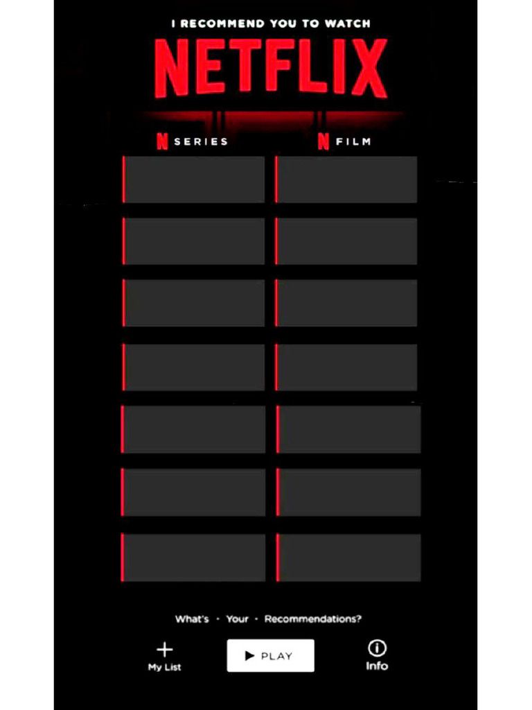 Catálogo Netflix | PDF