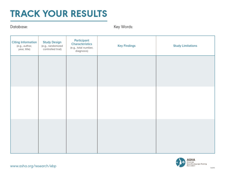 Tracking Sheet For Research | PDF