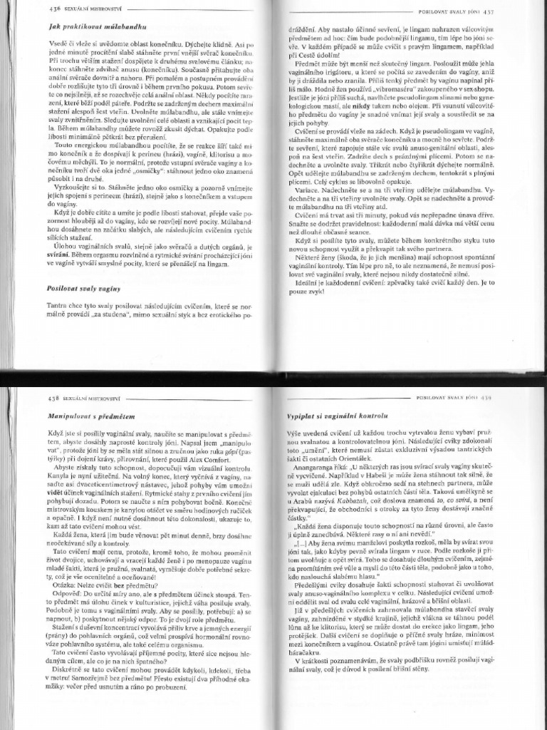 Tantra Vaginalni Kontrola | PDF