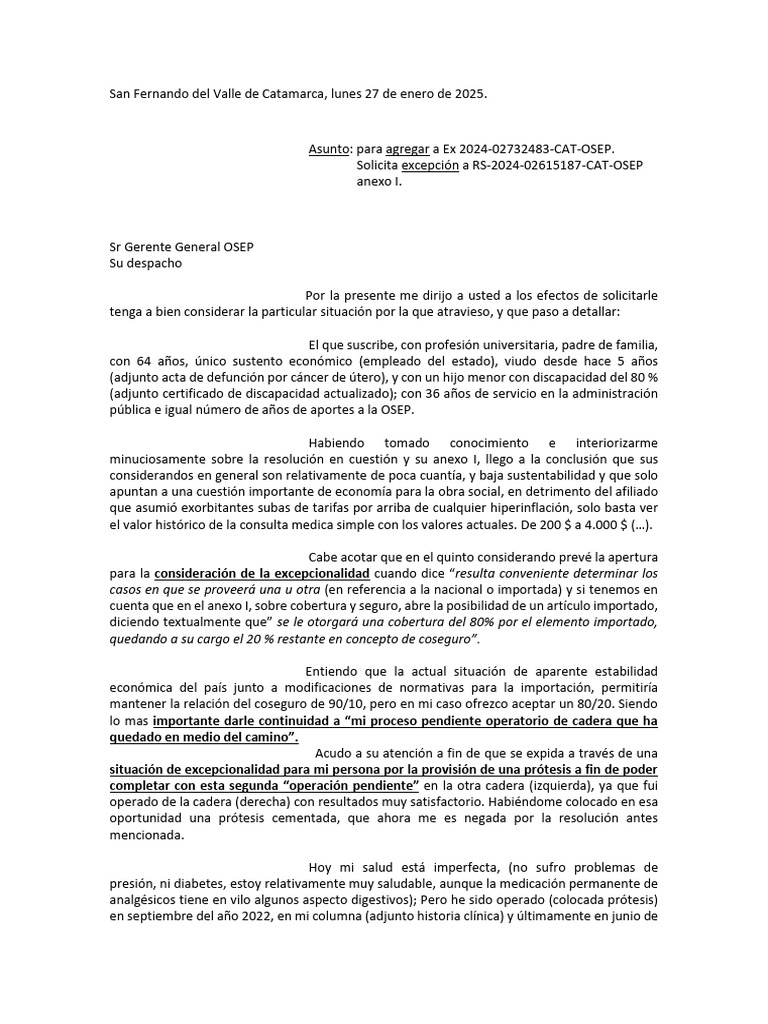 Nota OSEP | PDF | Especialidades Medicas | Enfermedades y trastornos ...