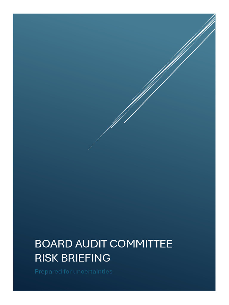 Q2 2025 Risk Briefing for BARC | PDF | Risk | Risk Management