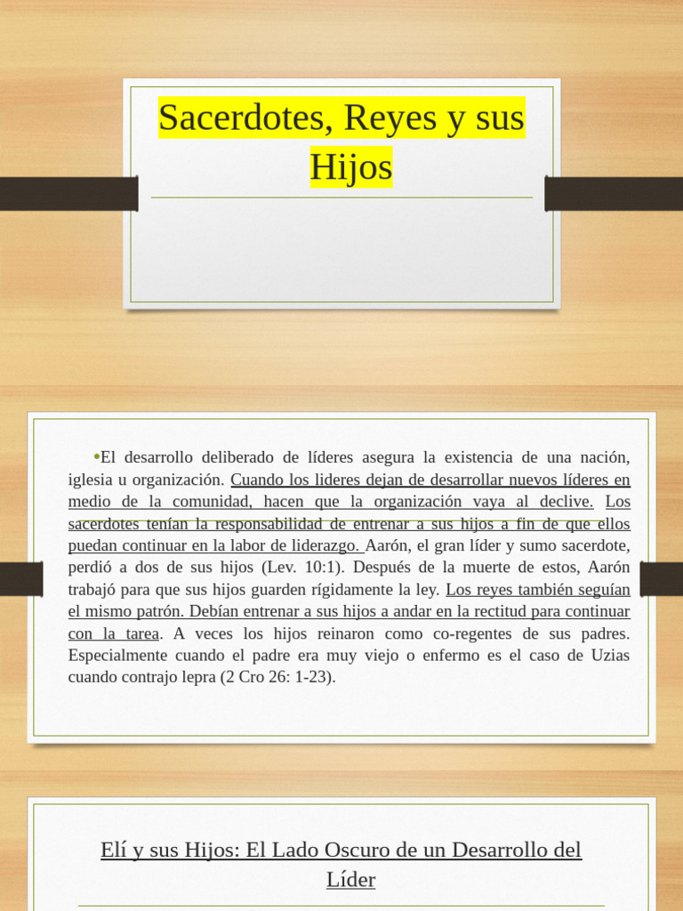 Sacerdotes, Reyes y Sus Hijos | PDF | Pablo el apóstol | Jesús