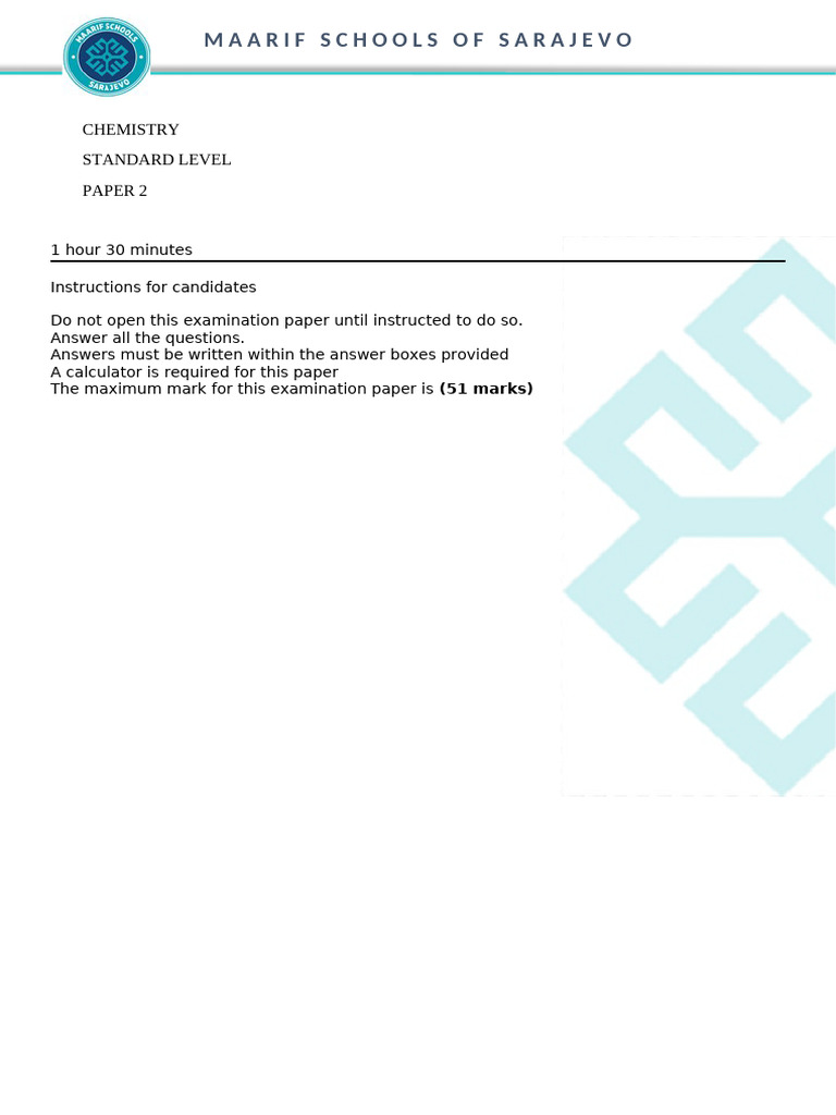 IB MOK 2025 Paper 2 SL | PDF