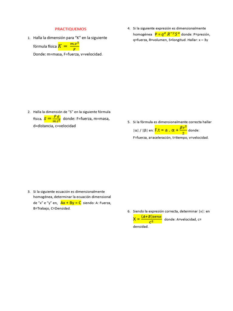 Practiquemos (Ed) | PDF | Física | Mecánica