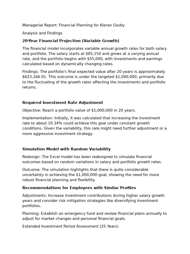 Managerial Report Project 3 | PDF