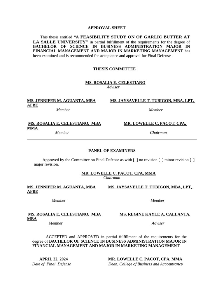 Approval-Sheet-Template | PDF