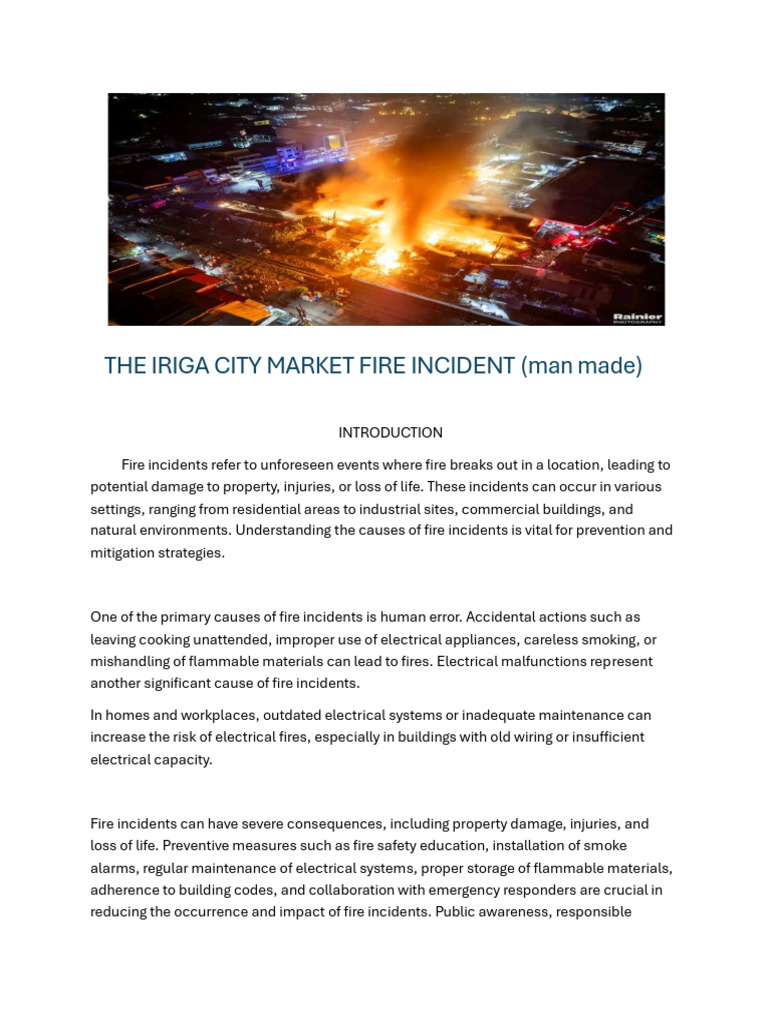 Document 1 | PDF | Fires | Emergency