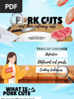 English-Tagalog Pork Cuts Guide | PDF