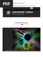 All Dimensions Explained From 0D To 11D | PDF