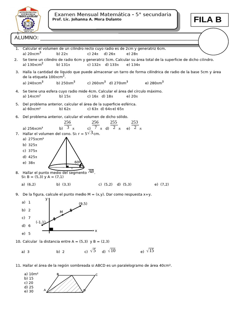 Men Sual | PDF | Geometria clasica | Geometría Elemental