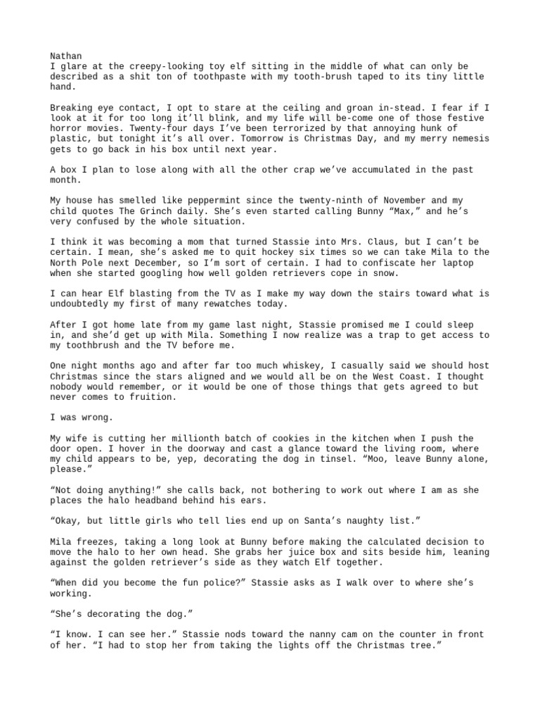 Icebreaker Walmart Book of The Year Exclusive Chapter - Hannah Grace | PDF