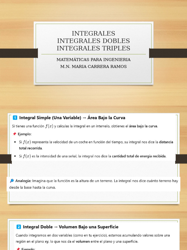 Integrales Dobles y Triples | PDF