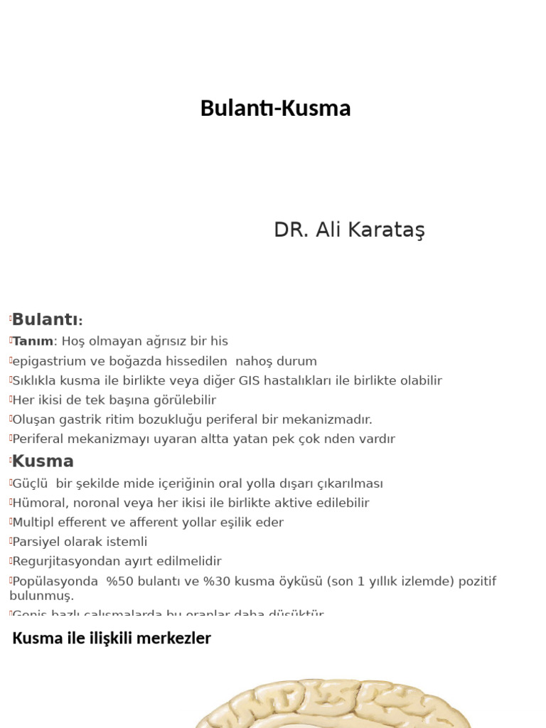 Bulantı-Kusma 2024pdf | PDF