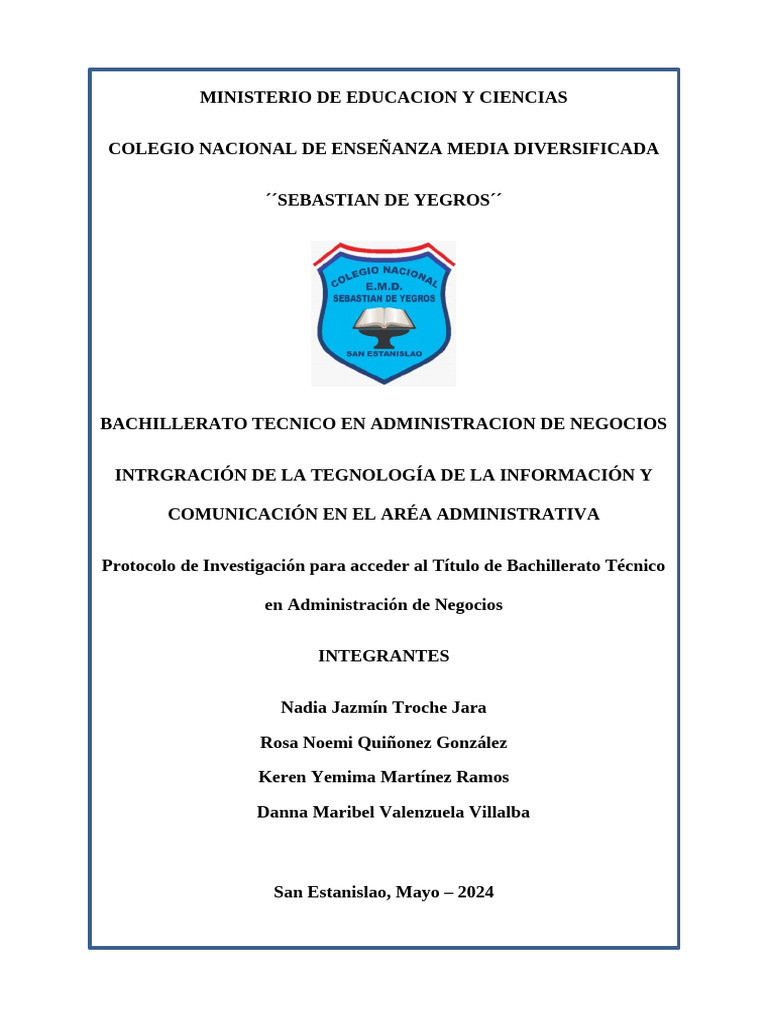 Anteproyecto Ejemplo 2025 | PDF | Tecnología de información y comunicaciones | Metodología de ...