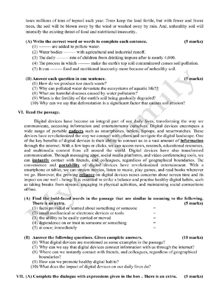 G12 Past Papers 2025 | PDF