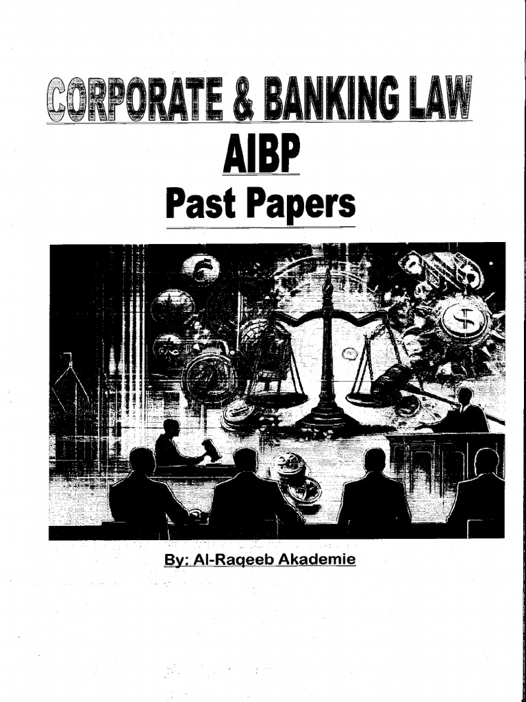 Corporate and Banking Law Part Papers and Ibp Book (Al-Raqeeb Akademie) | PDF