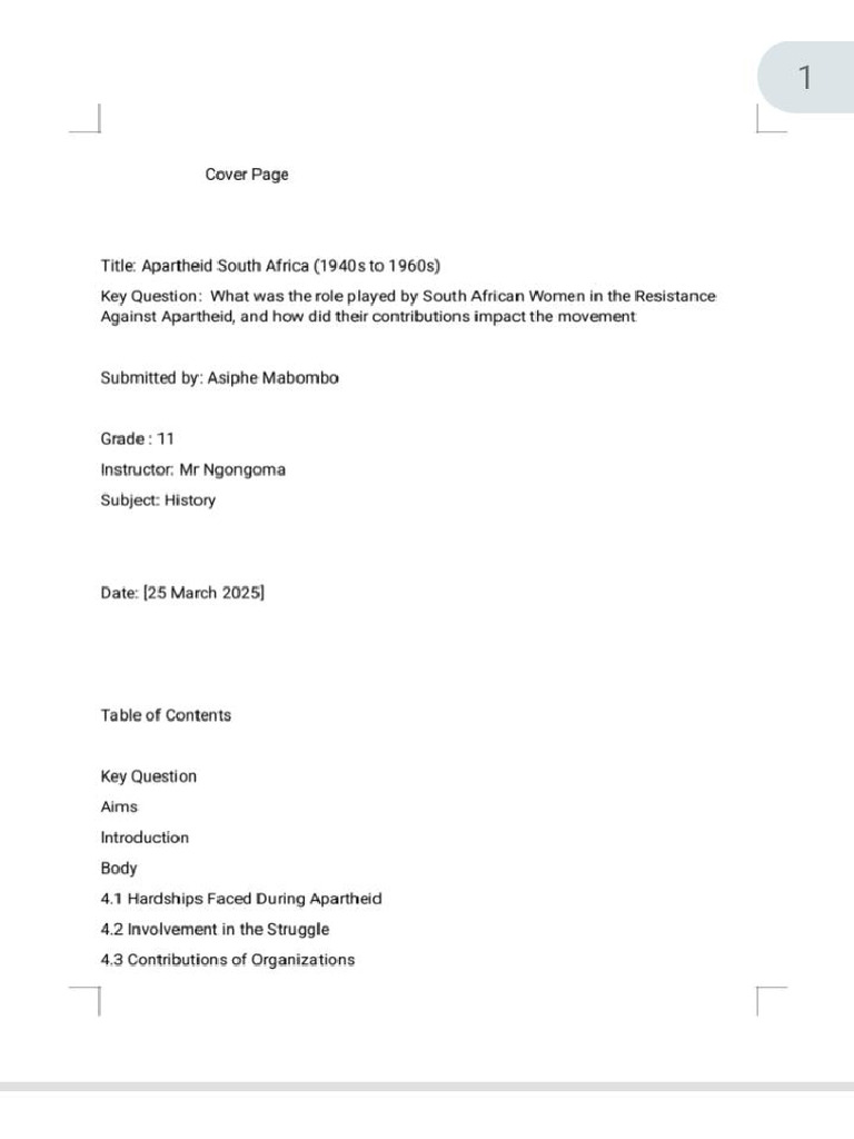 A. Mabombo History | PDF