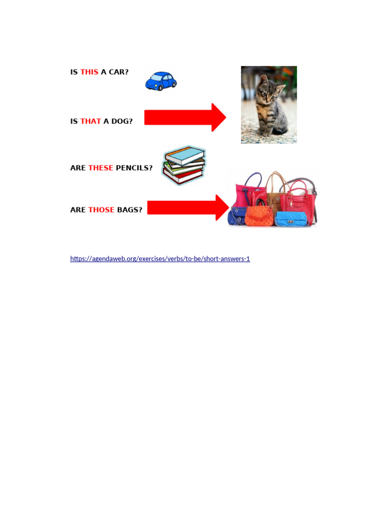 This That Those These | PDF