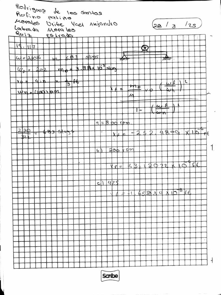 3E3 Ejercicio 19.117 en Equipo | PDF