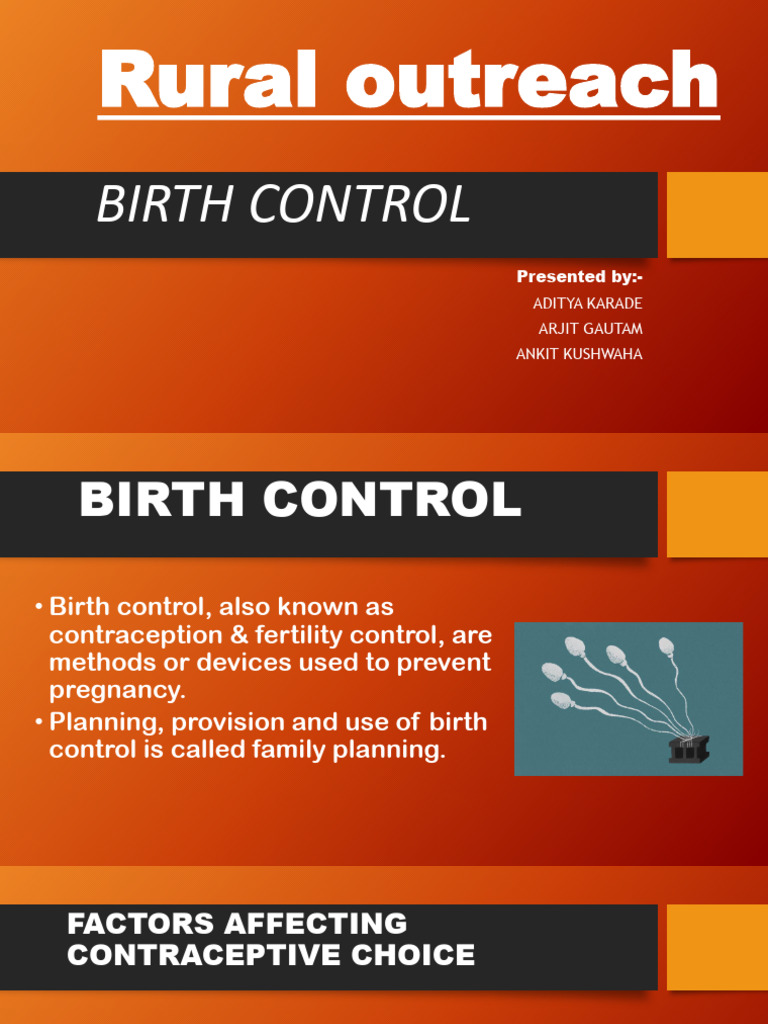 Birth Control | PDF | Birth Control | Condom