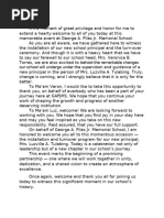 Script For Turn-Over and Installation Ceremonies | PDF