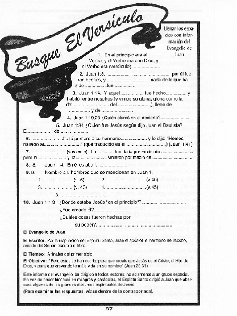 Busque El Versiculo | PDF