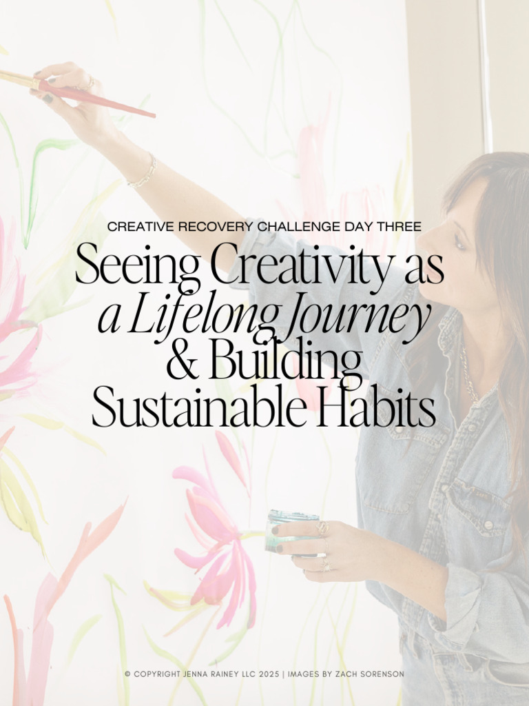 Jenna Rainey - CRC 2025 Worksheet (DAY THREE) | PDF | Creativity