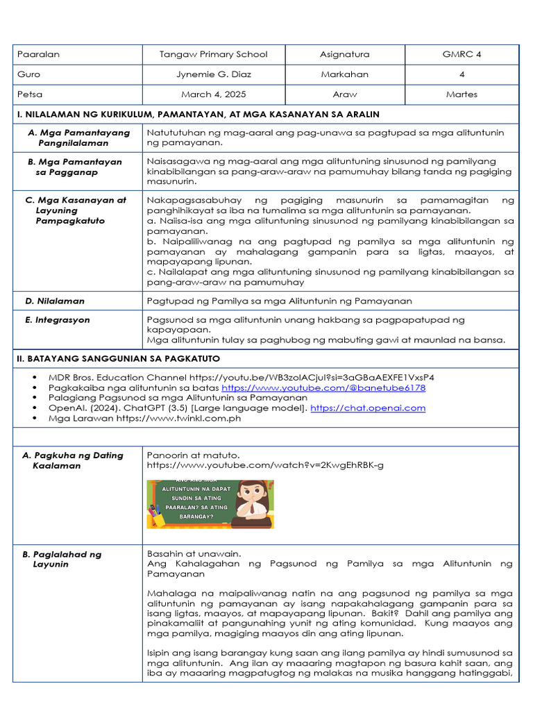 DLP GMRC Day 2 | PDF