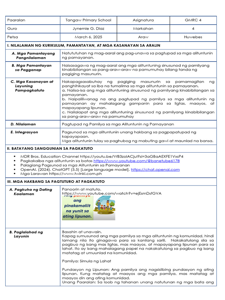 DLP GMRC Day 3 | PDF