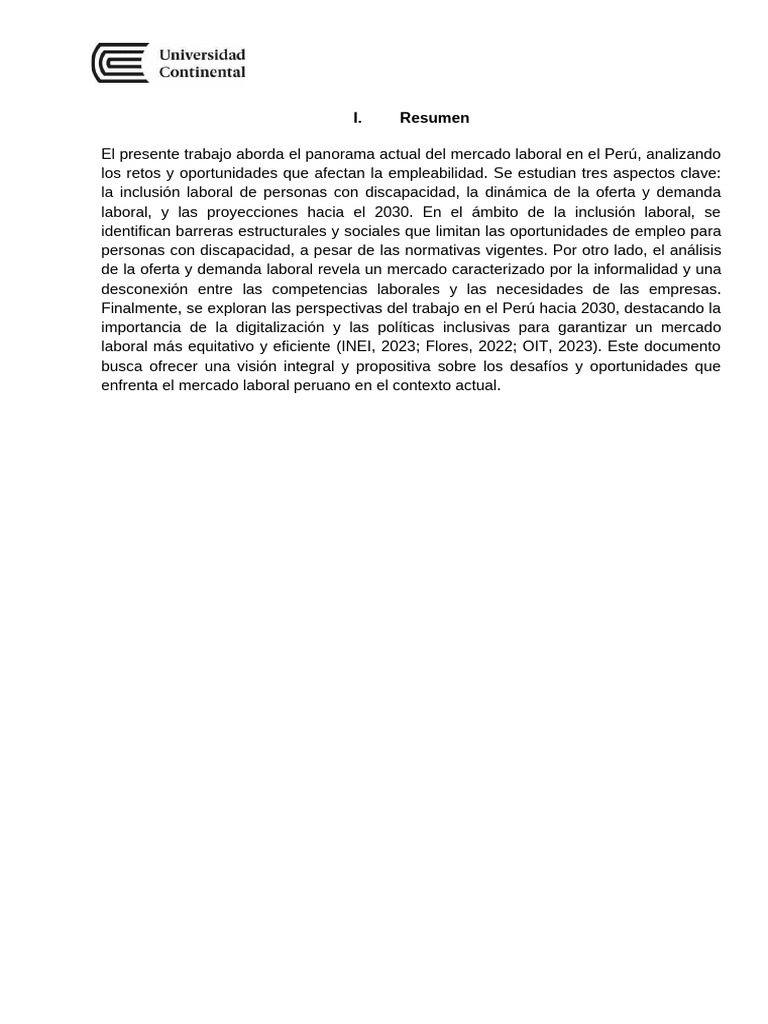 Pa02 Derecho Laboral | PDF | Inclusión (Educación) | Perú
