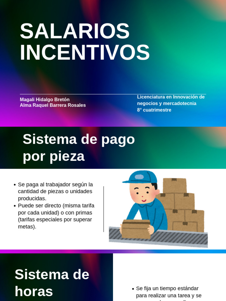 Salarios Incentivos | PDF