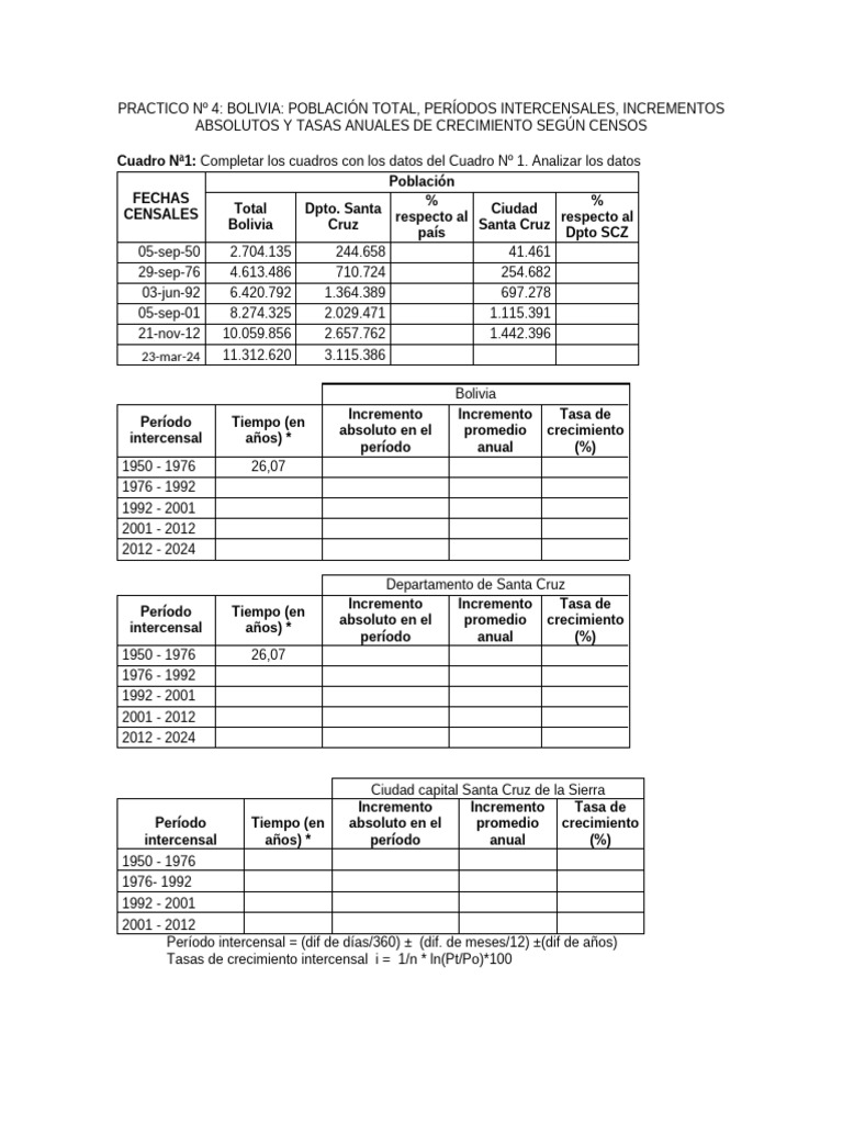 PRACTICO - Tasas de Crec | PDF